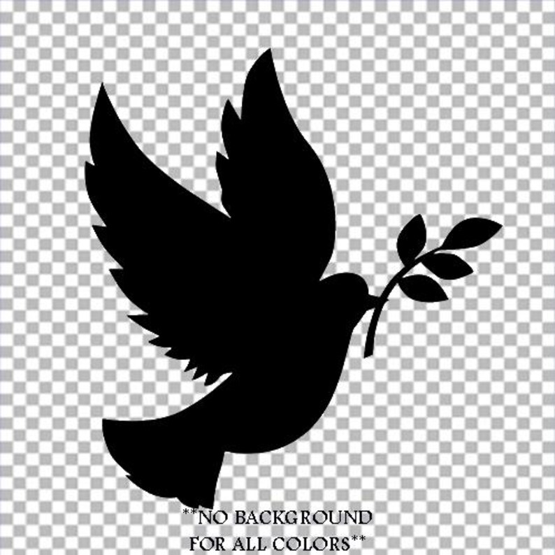 Dove of Peace #2 Sticker DECAL Good Luck Birds Flight - Etsy