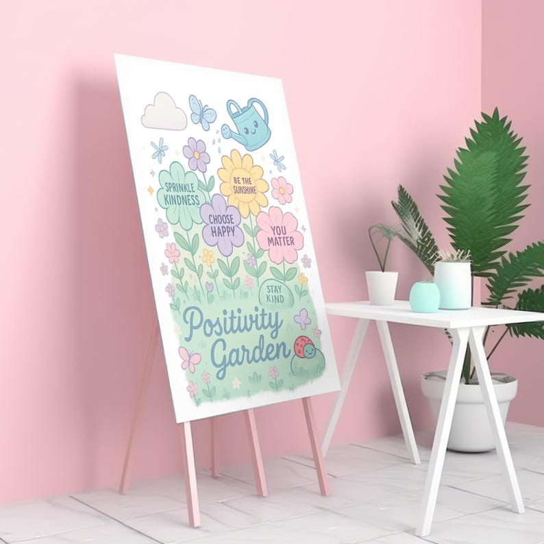 Positivity Garden PNG: Pastel Mental Health Clipart, Inspirational ...