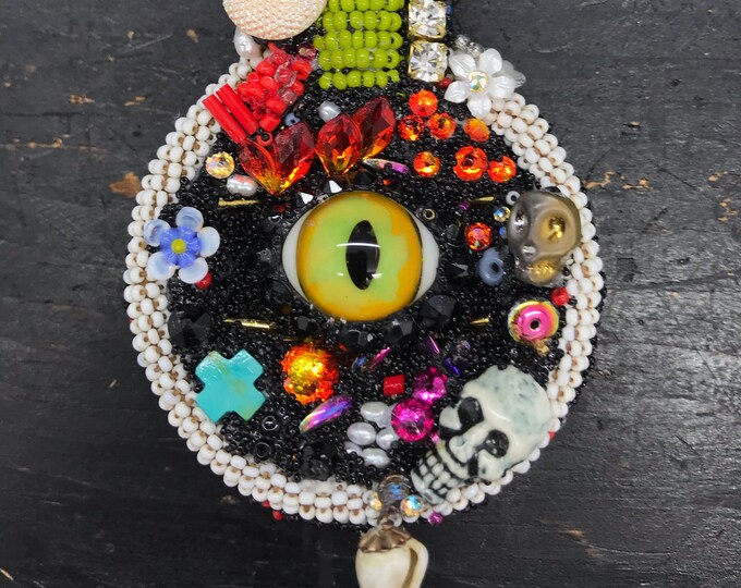 Betsy Youngquist Beaded Mosaic Sculpture by betsyyoungquist