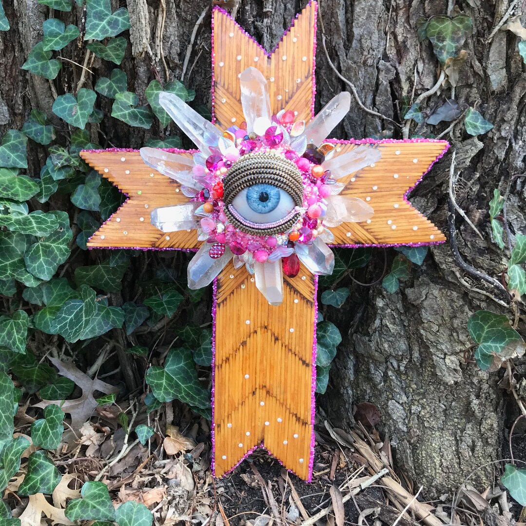 Eye Cross by Betsy Youngquist - Etsy