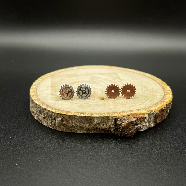 Gear Earrings - Etsy