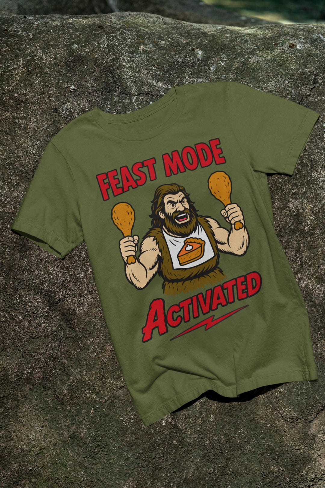 Feast Mode Activated T-shirt - Funny Thanksgiving Retro Tee - Etsy