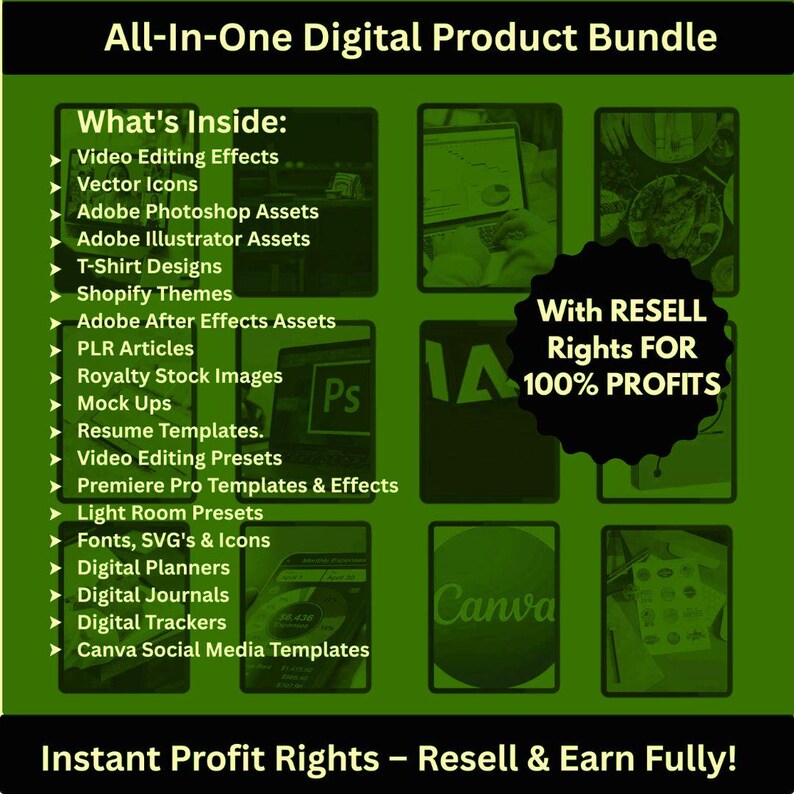 30+ Million Resell Digital Products Bundle Ideal for Passive Income ...