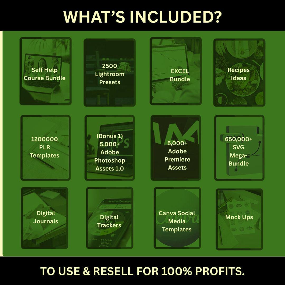 30+ Million Resell Digital Products Bundle Ideal for Passive Income ...