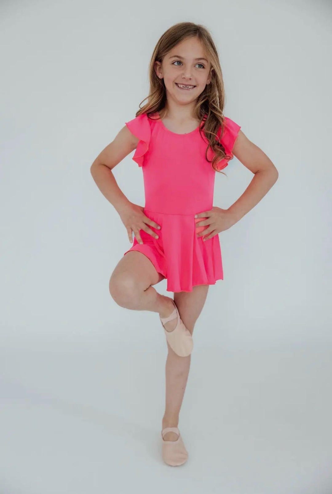 Mila & Rose Neon Pink Leotard - Etsy