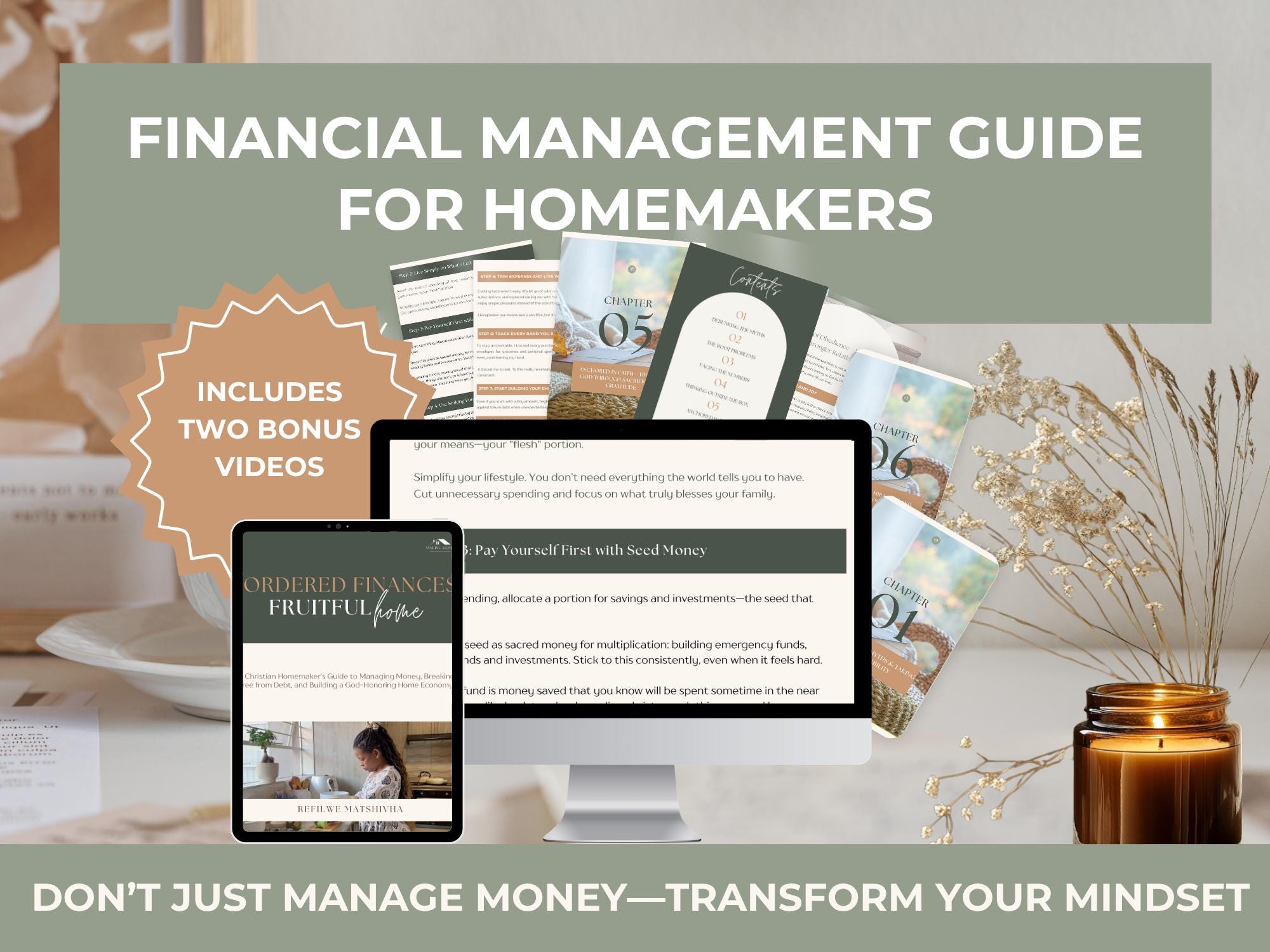 Ordered Finances, Fruitful Homes | Christian Budgeting Guide for ...
