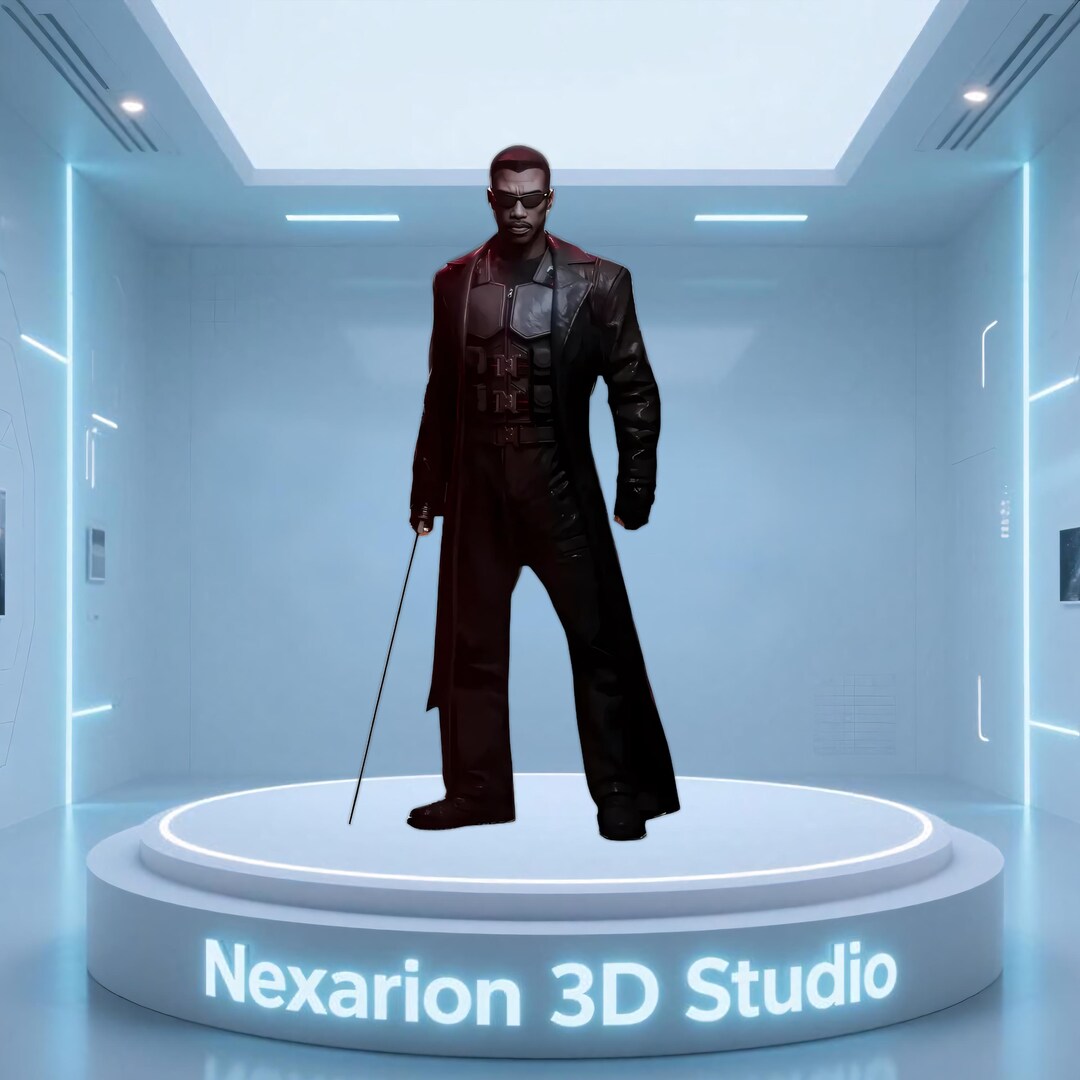 Blade Vampire Slayer STL Figure | Marvel Daywalker Sword Hunter 3D ...