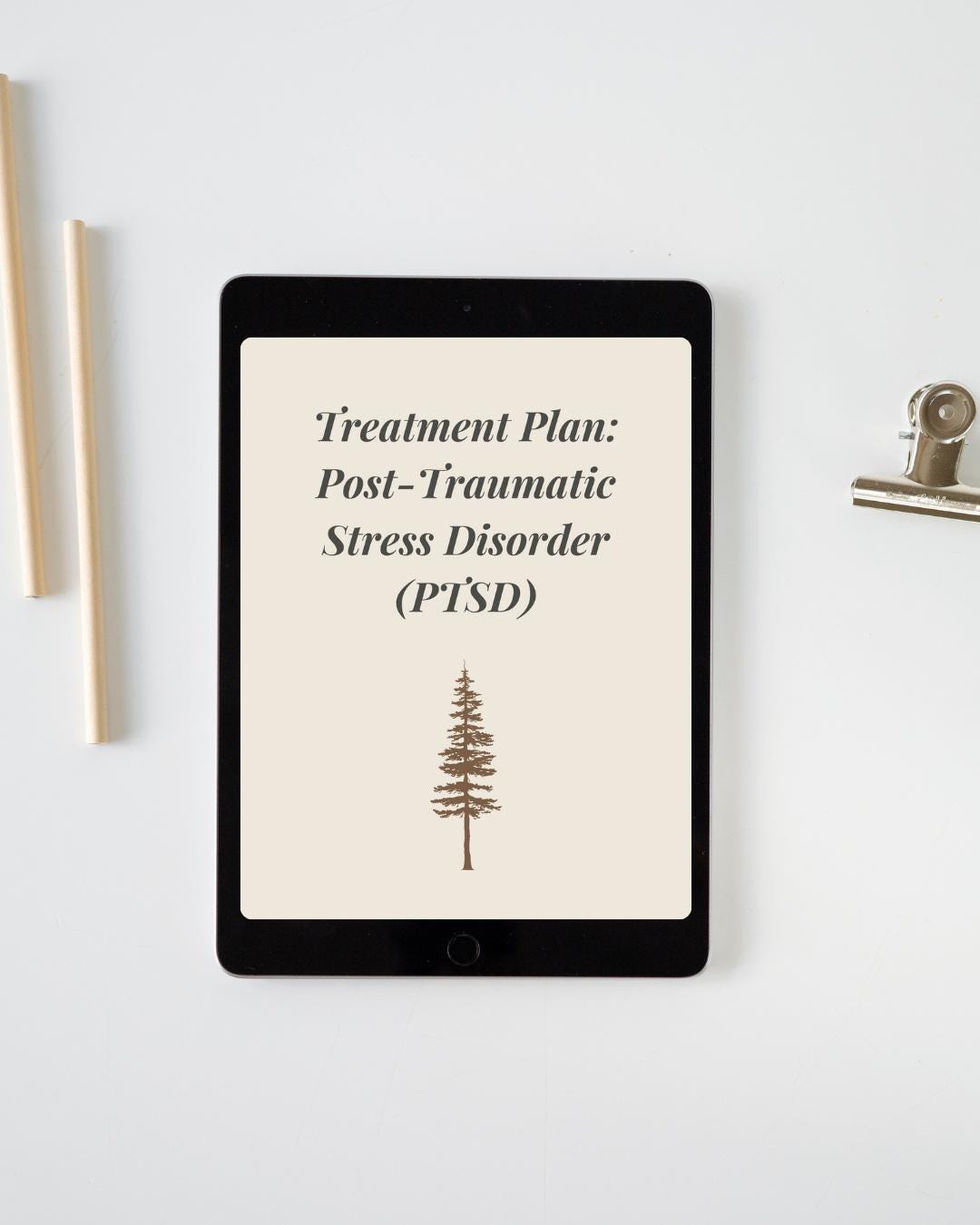 PTSD Treatment Plan | Therapy Worksheet | Printable + Fillable PDF - Etsy