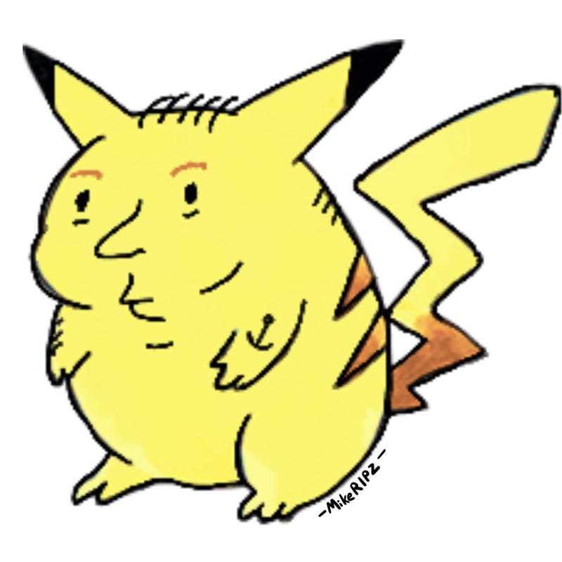 Cursed Pikachu - Etsy