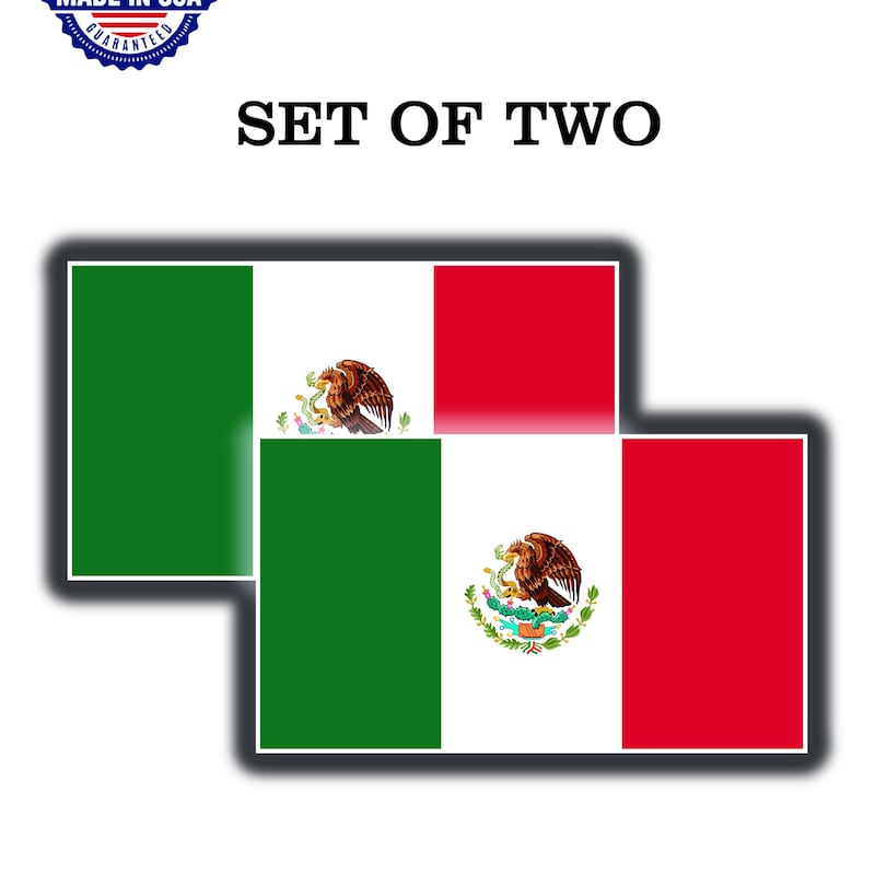 Mexican Flag Bumper Stickers - Etsy