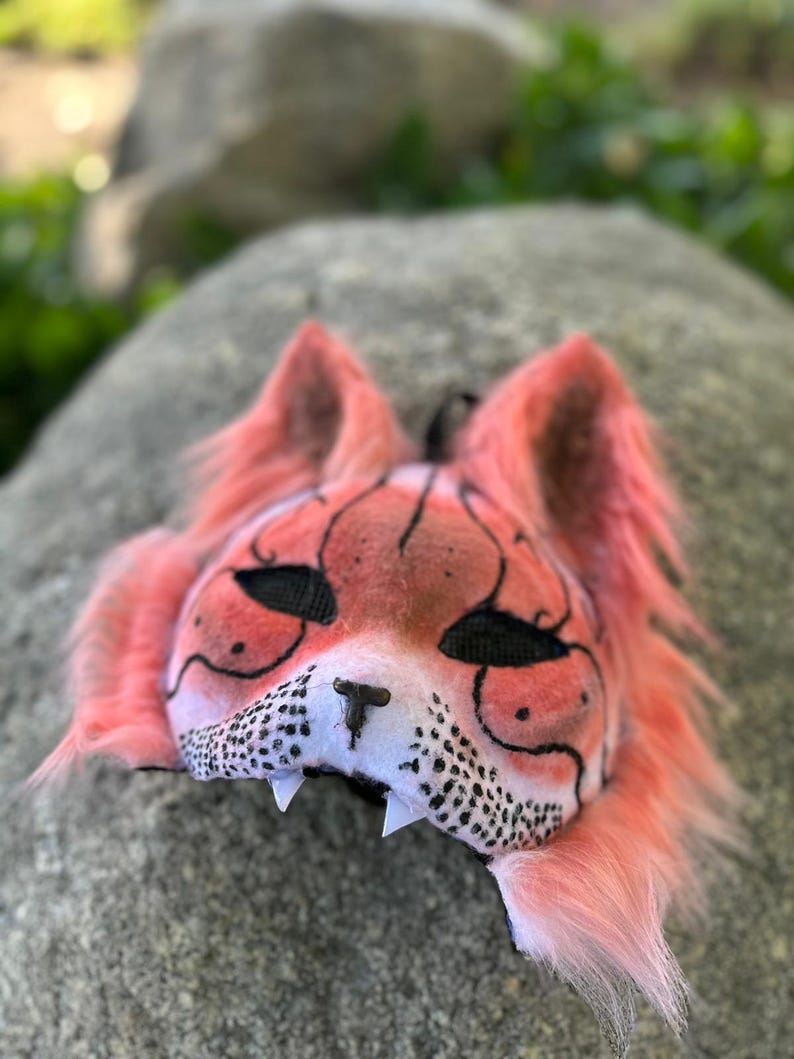 Bendable Ears Norwegian Forest Cat Therian Mask - Etsy