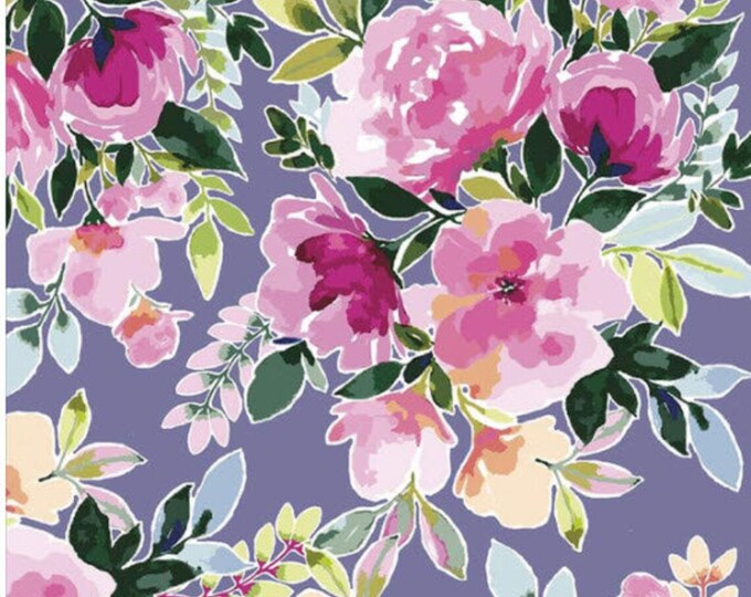 Lila Tueller for Riley Blake Designs LUCY JUNE Main in Plum C11220-PLUM ...