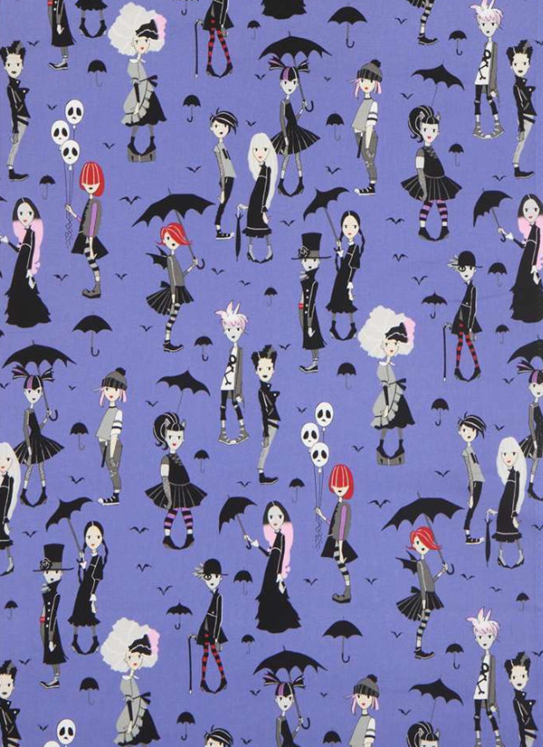 Alexander Henry - De Leon Design Group - Going Goth - Purple - Rare ...