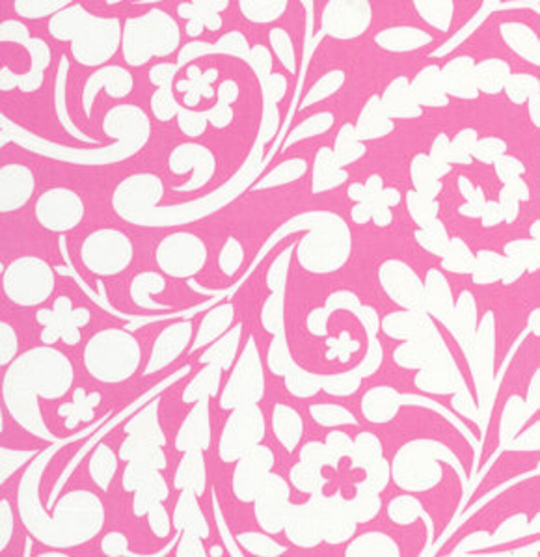CLEARANCE Dena Designs for Free Spirit TEA GARDEN Silhouette in Fuchsia ...