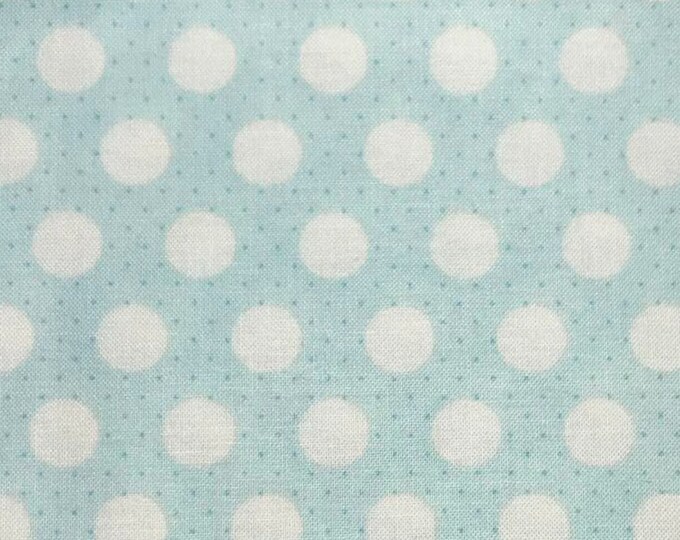 3 Sisters for Moda - SIMPLICITY - #3911 - Aqua Dots - 1/2" Dots - RARE ...