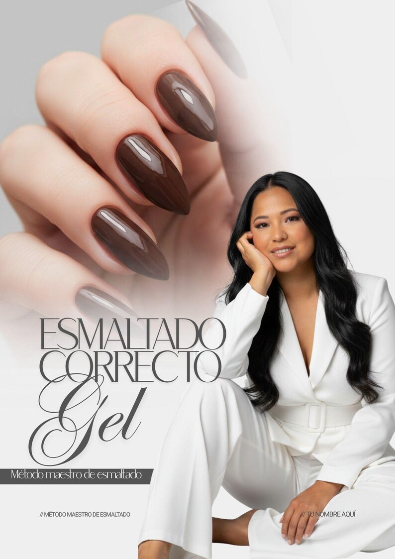 6 Editable Nail Art Ebooks in Canva | Complete Professional Manicure ...