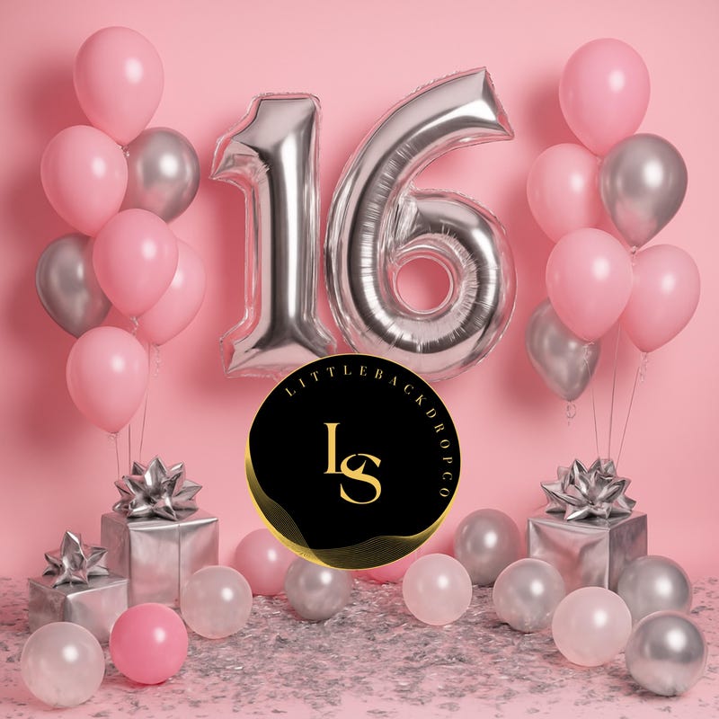 16 Bday Backdrop - Etsy