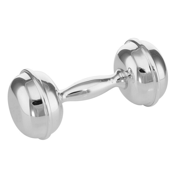 Silver Baby Rattle - Etsy
