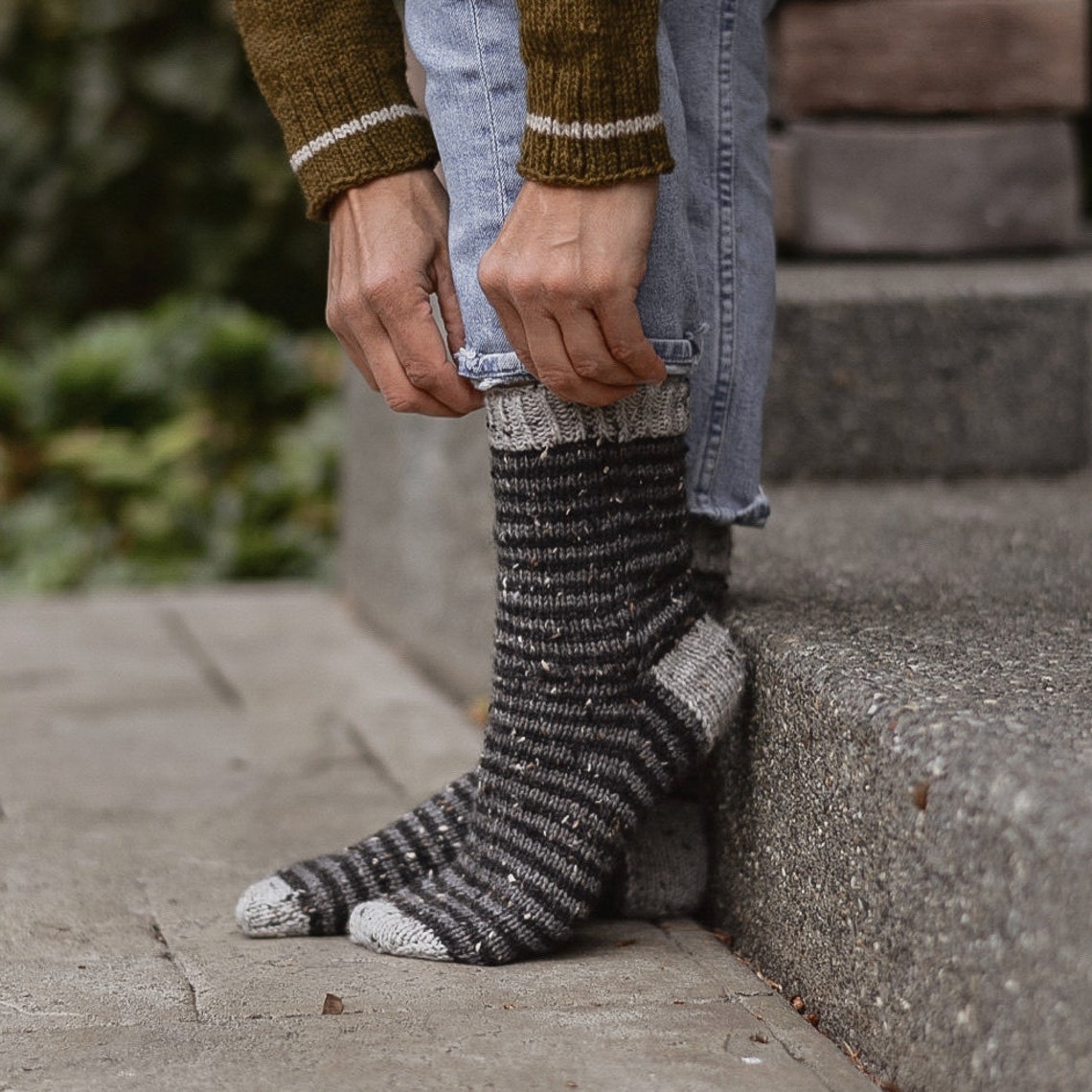 KNITTING PATTERN Vasher Socks child small Medium Large - Etsy