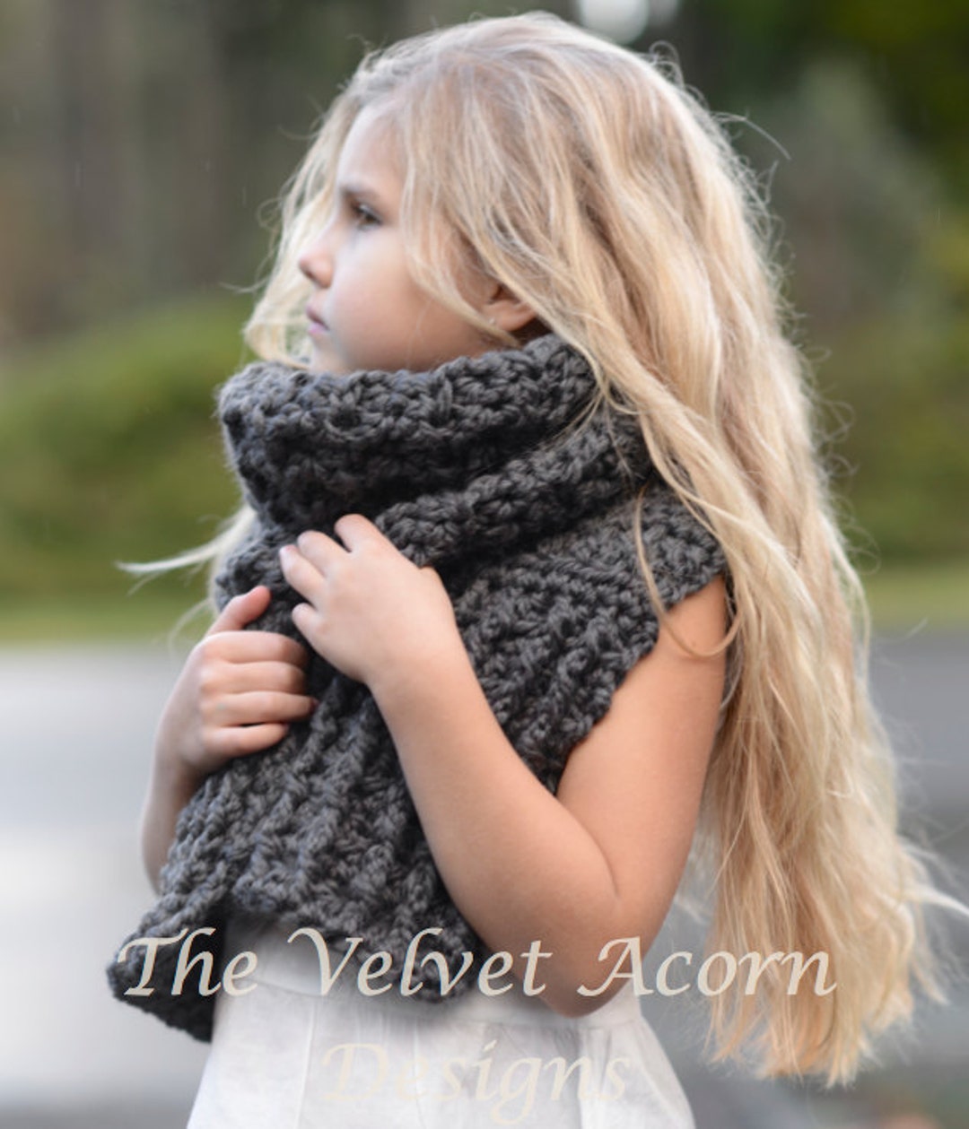 Crochet Pattern-the Sable Scarf Set (small, Medium and Large Sizes) - Etsy
