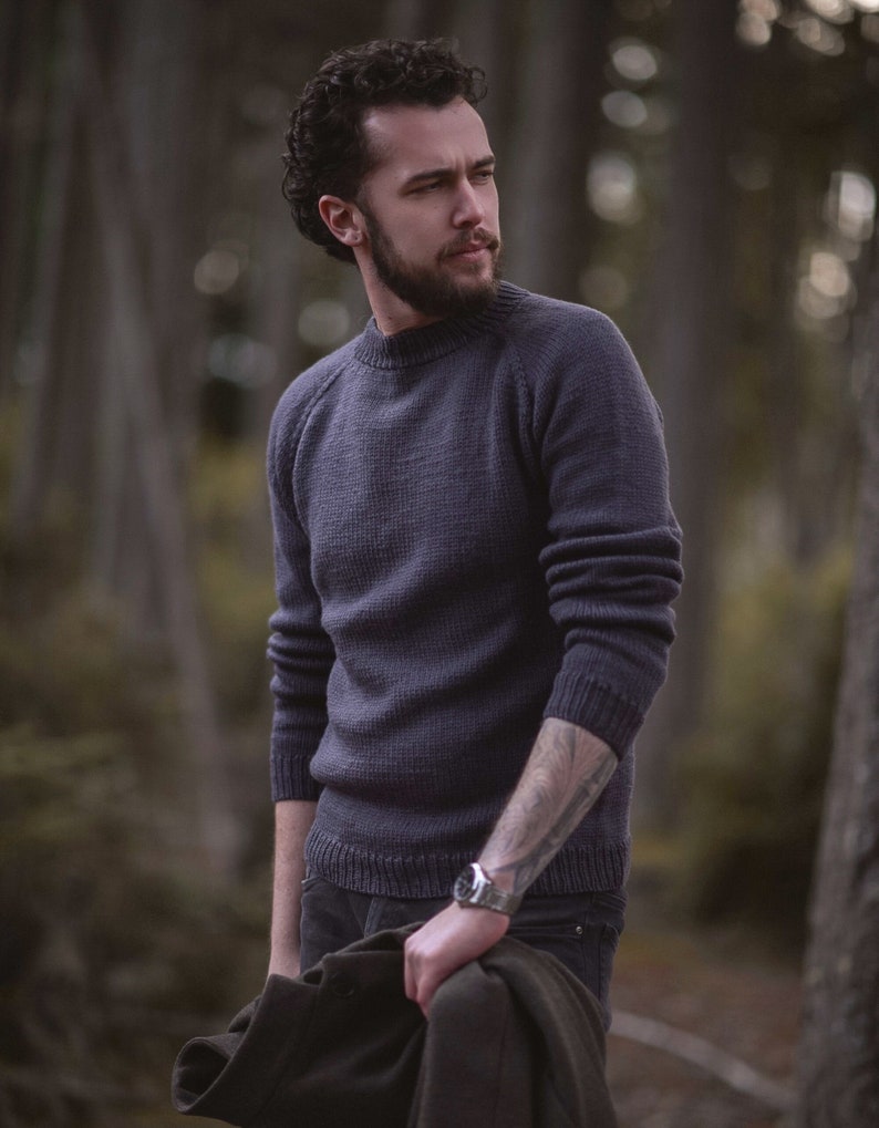 KNITTING Pattern-the Ivan Sweater (1/2, 3/4, 5/6, 7/8, 9/10, 11/13, X-s ...