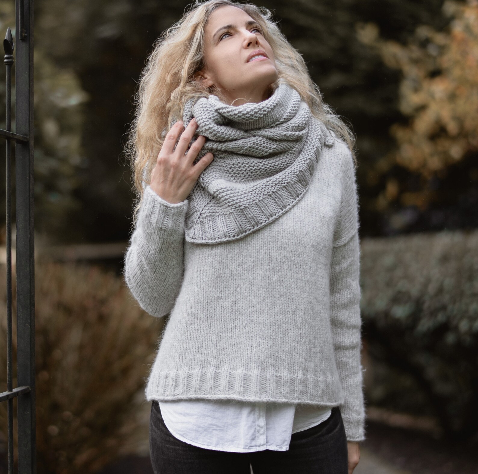 KNITTING Pattern-the Barred Wrap (one Size) - Etsy