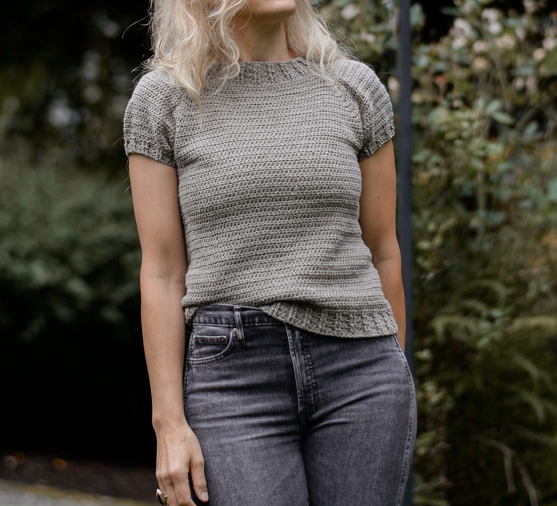 CROCHET Pattern-the Fayla Tee (1/2, 3/4, 5/6, 7/8, 9/10, 11/13, X-s, S ...