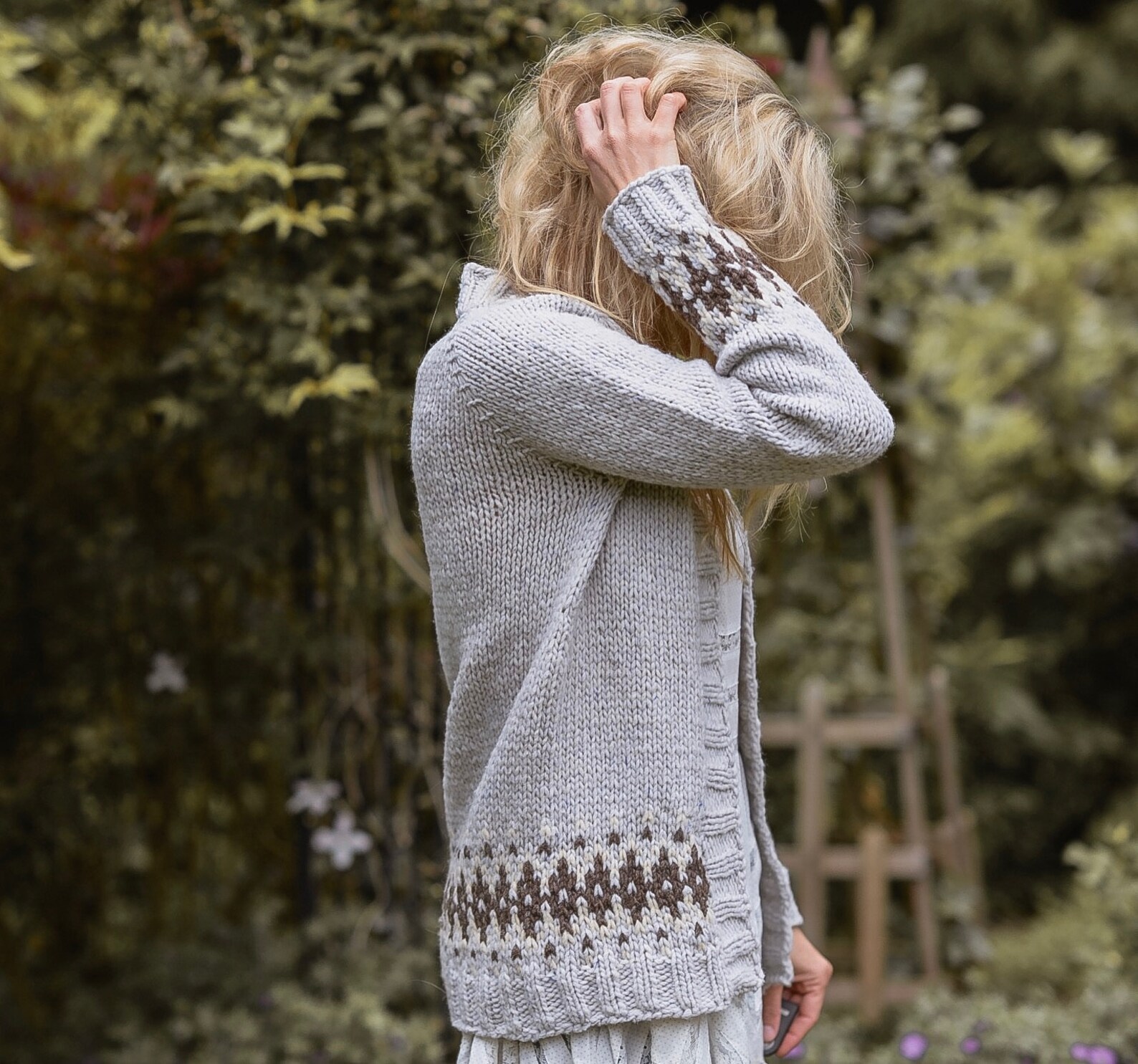 KNITTING Pattern-the Secret Forest Cardigan 2/3 4/5 6/7 - Etsy