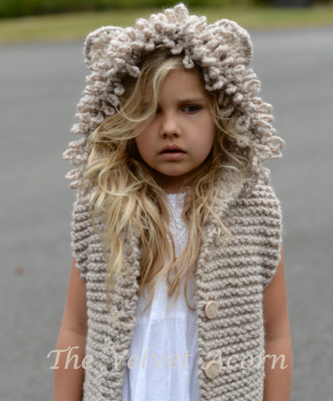 KNITTING PATTERN - Lelynn Lion Vest (2, 3/4, 5/7, 8/10, 11/13, 14/16, S ...