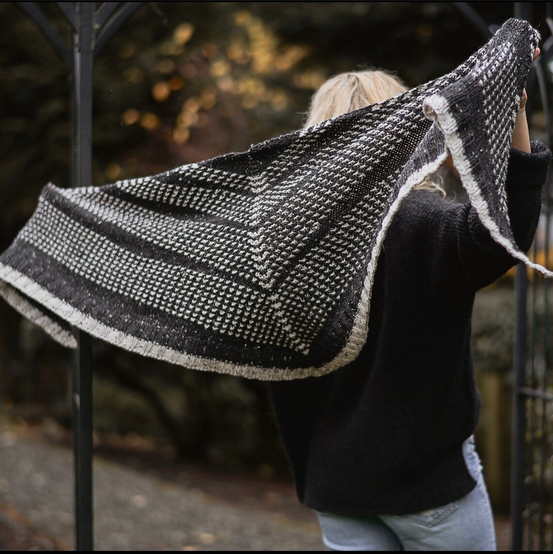 KNITTING Pattern-the Moonstruck Wrap one Size - Etsy