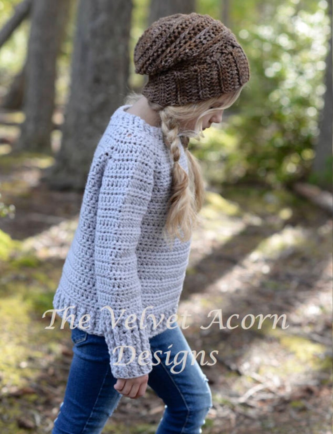 CROCHET Pattern-the Lark Sweater (2/3, 4/5, 6/7, 8/9, 10/12, 14/16 ...