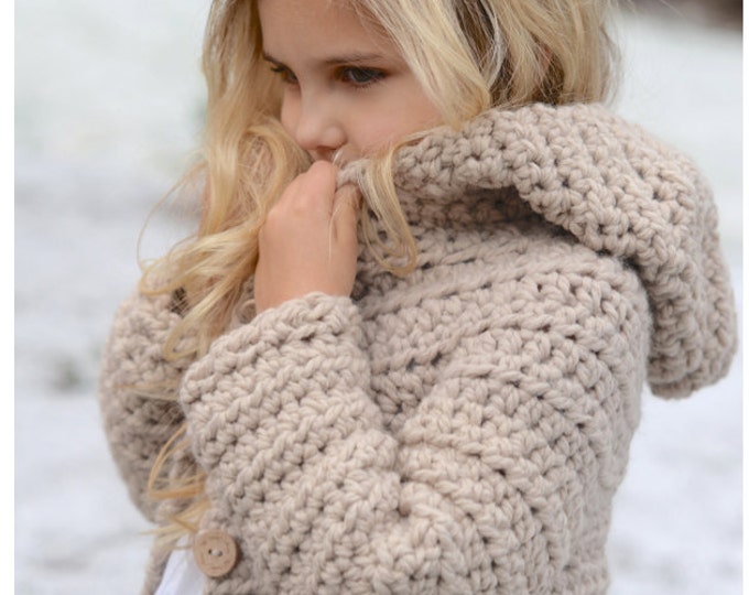 KNITTING Pattern-the Brink Sweater (2, 3/4, 5/6, 7/8, 9/10, 11/12, S, M ...