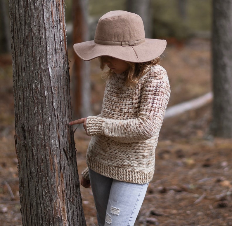CROCHET PATTERN-The Prim Sweater 1/2 3/4 5/6 7/8 9/10 | Etsy
