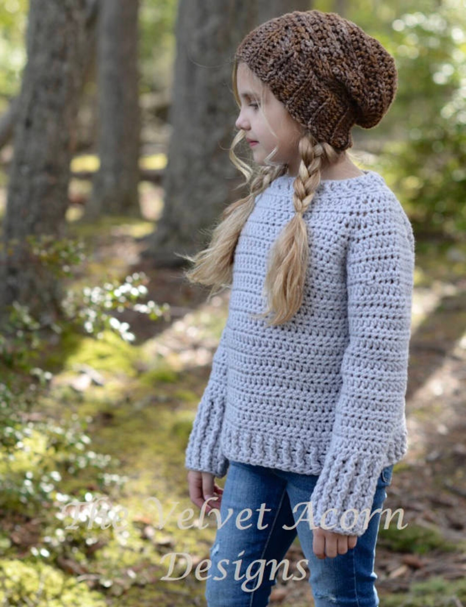 CROCHET Pattern-the Lark Sweater (2/3, 4/5, 6/7, 8/9, 10/12, 14/16 ...