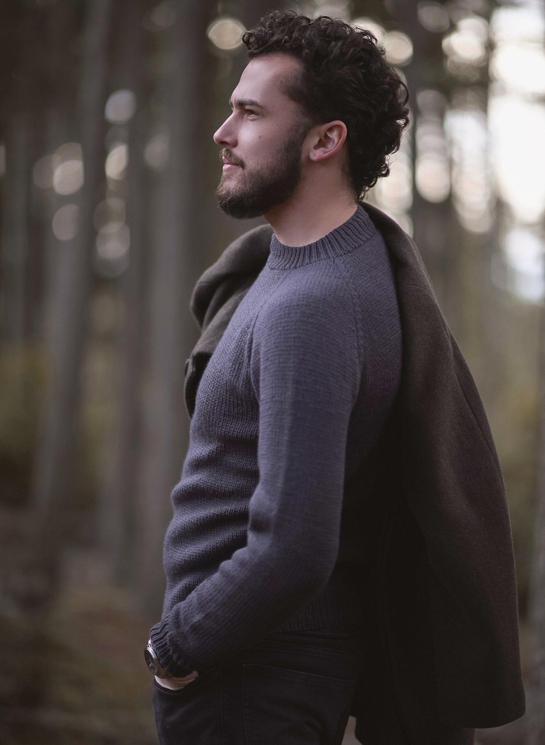 KNITTING Pattern-the Ivan Sweater (1/2, 3/4, 5/6, 7/8, 9/10, 11/13, X-s ...