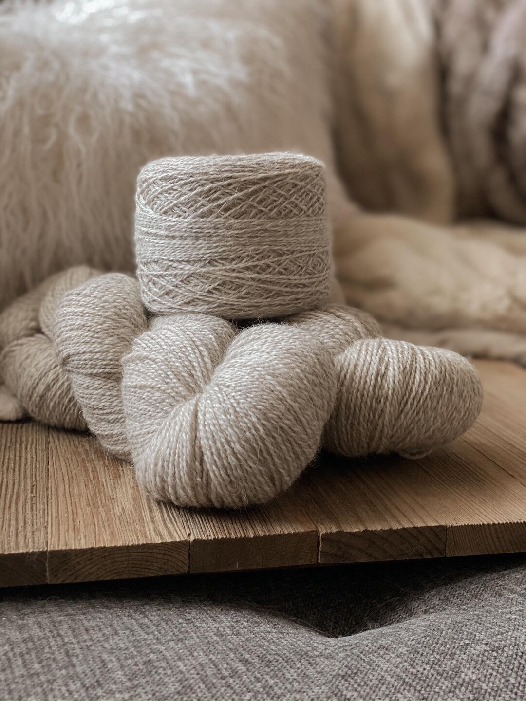 Purl Soho Linen Quill in Colorway Oatmeal Gray - Etsy