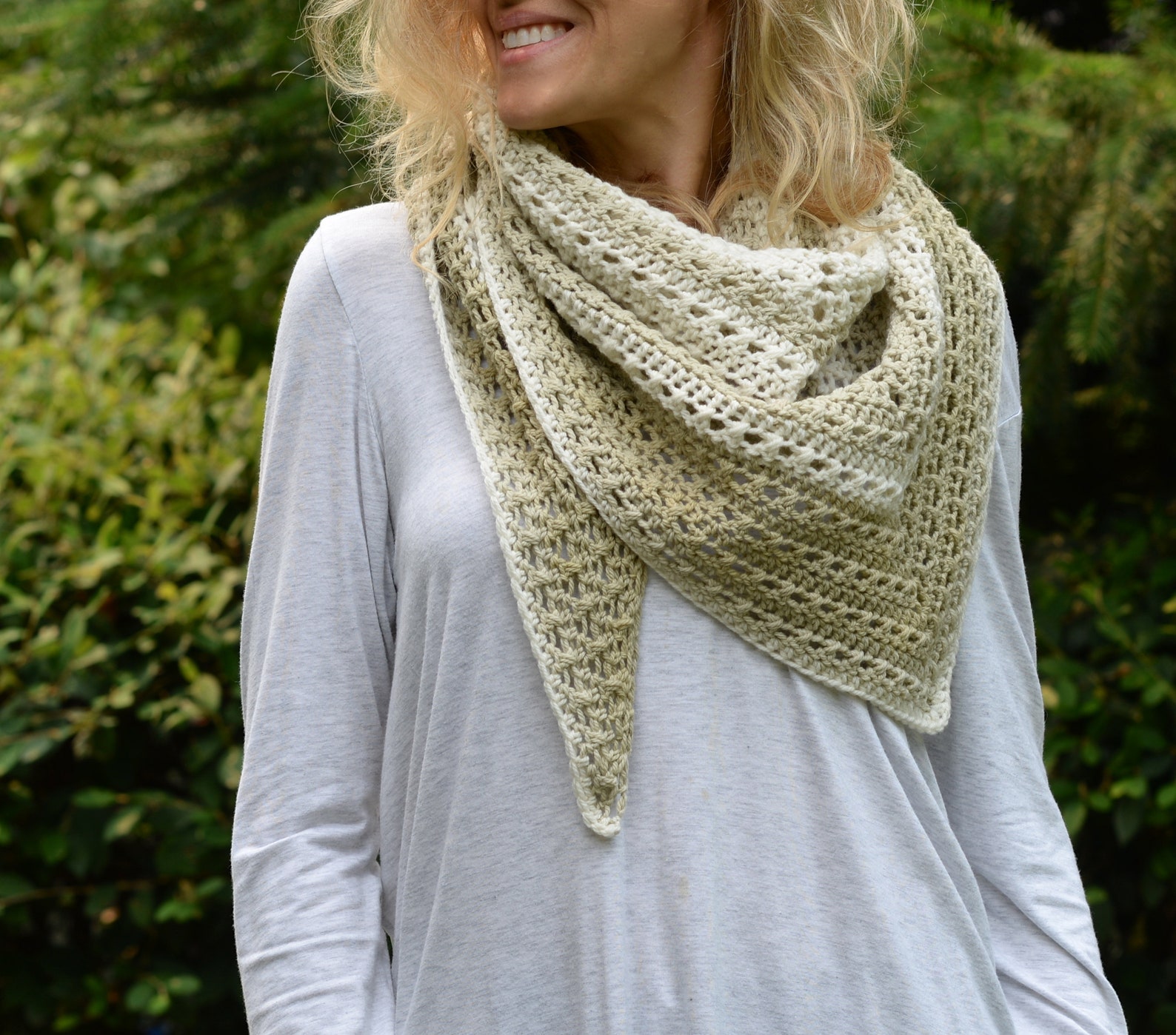 CROCHET Pattern-locust Grove Shawl one Size - Etsy