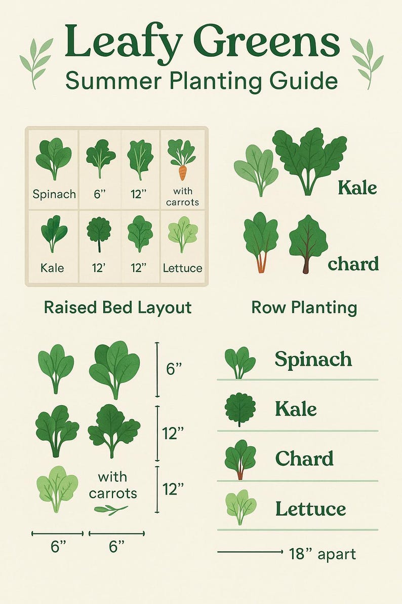 Summer Planting Calendar Zones 3–5 | Companion Planting Guide ...