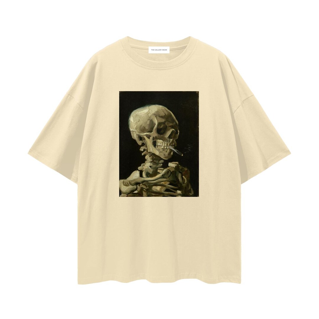 Vincent Van Gogh, Skull of a Skeleton With Burning Cigarette, Front ...