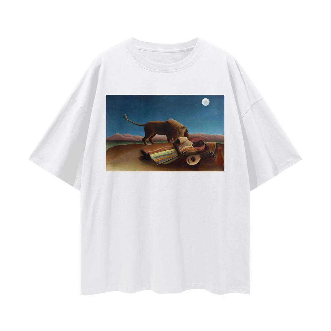 Henri Rousseau the Sleeping Gypsy (1897), Front Graphic, Streetwear ...