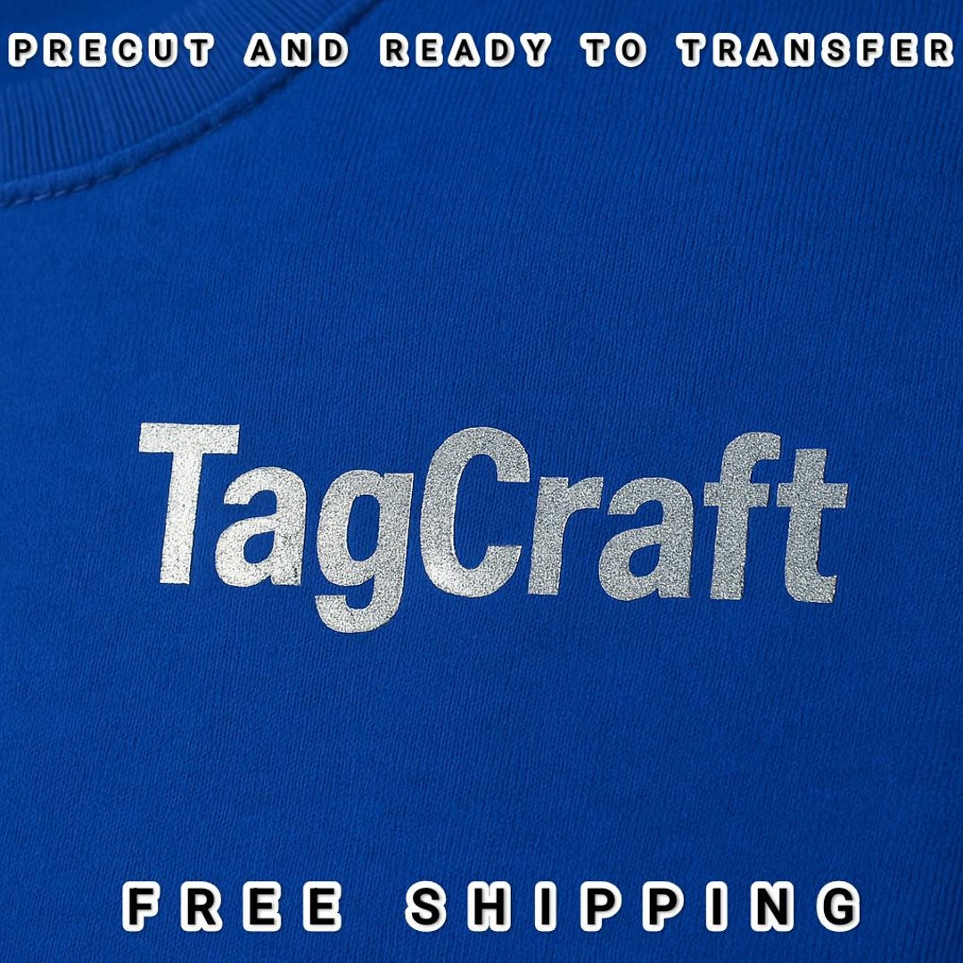 Custom Reflective Logo Heat Transfers | Large (21-30cm) | Bulk DTF ...