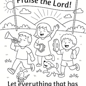 Psalms for Kids Printable Bible Lesson Bundle | 8 Week Devotional ...