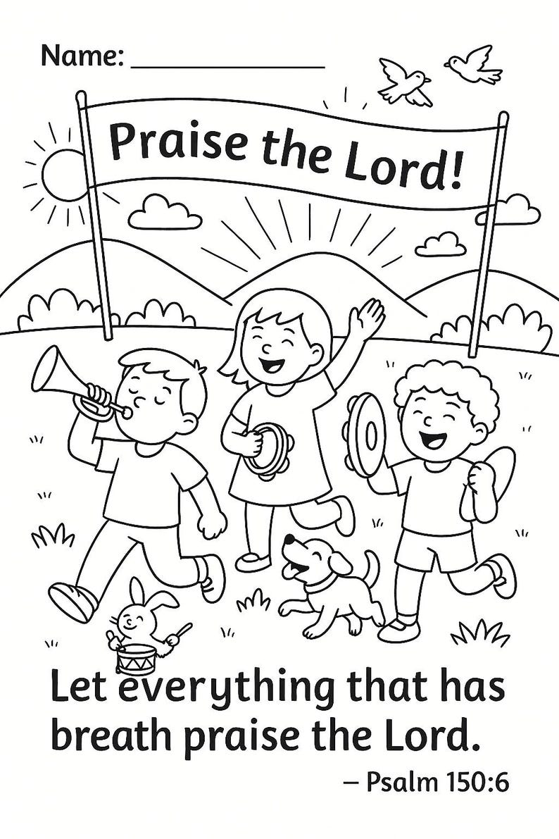 Psalms for Kids Printable Bible Lesson Bundle | 8 Week Devotional ...