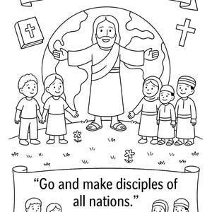 The Great Commission Kids Bible Lesson | Matthew 28:19 Devotional ...