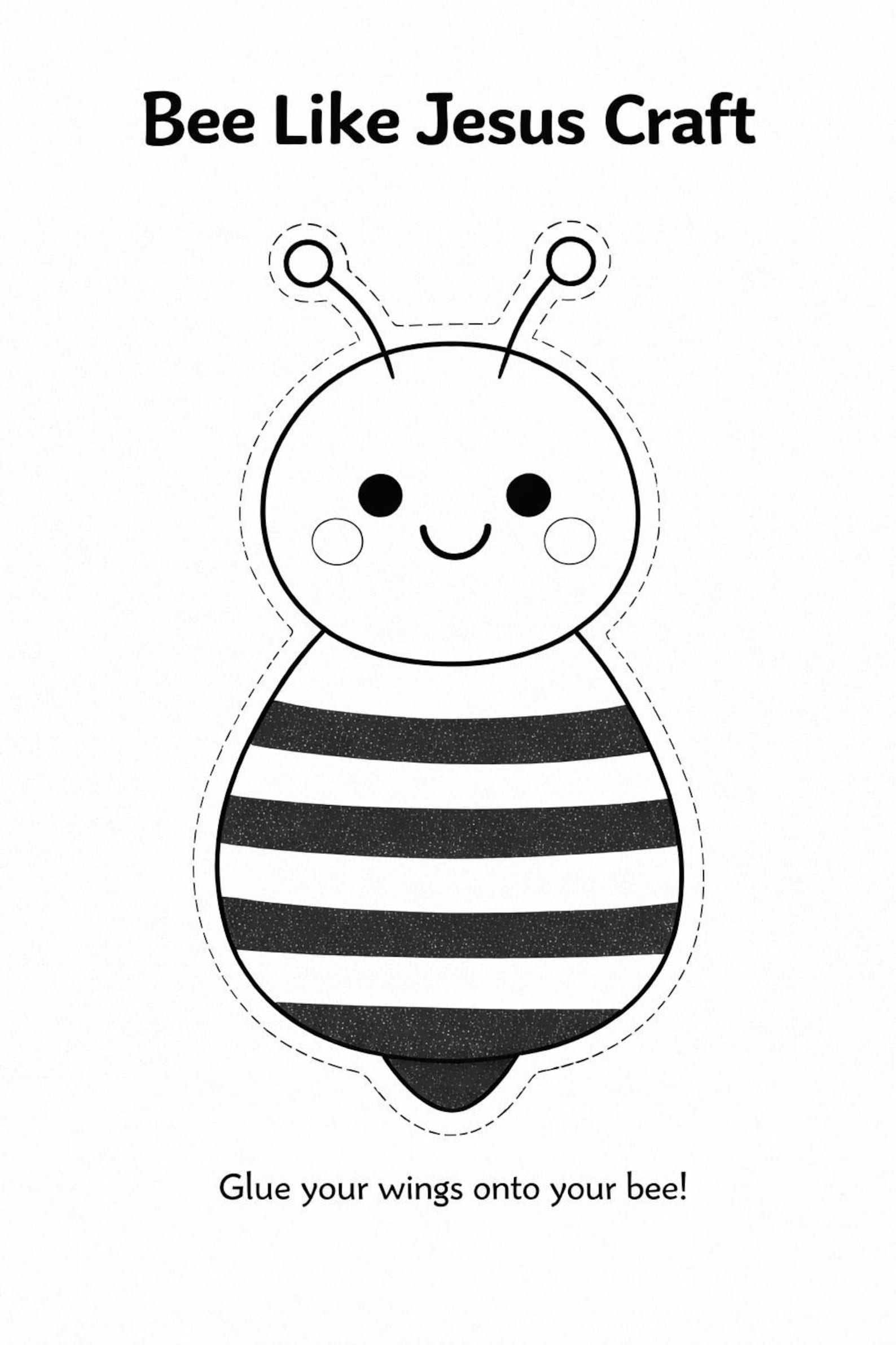 Christian Kids Activity Bundle Printable | Bee Like Jesus Craft ...