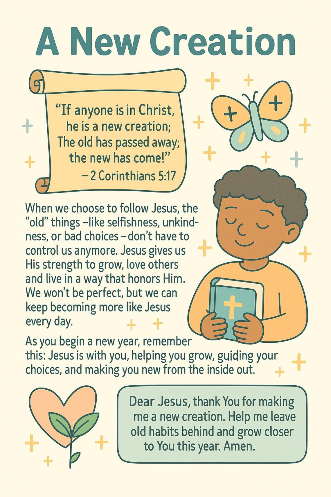 2026 January Christian Activity Pack | Kids Bible Printables ...