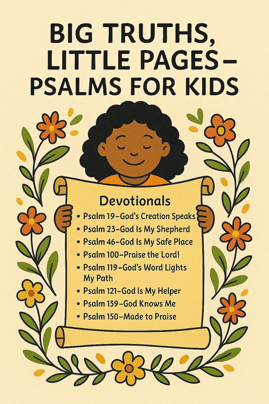 Psalms for Kids Printable Bible Lesson Bundle | 8 Week Devotional ...