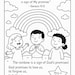 God's Promise Coloring Page & Mini Bible Lesson: Christian Kids ...