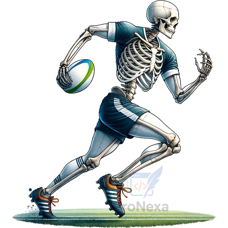 Watercolor Skeleton Clipart Bundle: Spooky Halloween Pngs (digital ...