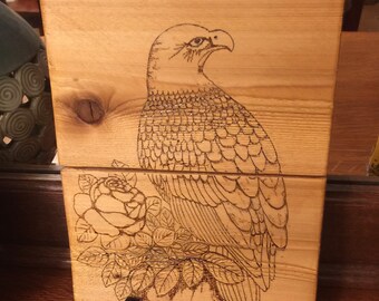 Eagle wood burning | Etsy